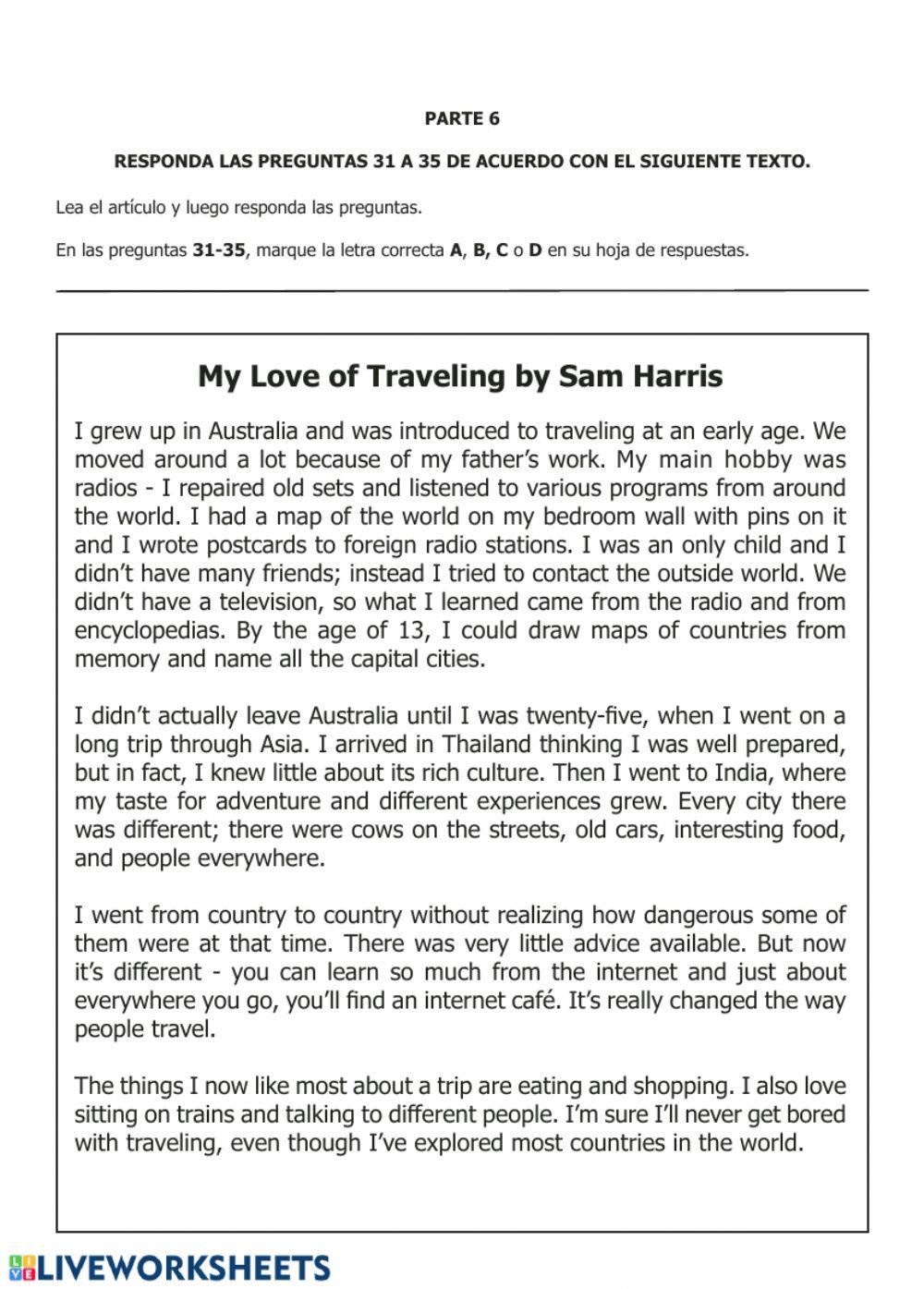 Diagnóstico ICF… | Free Interactive Worksheets | 5393963