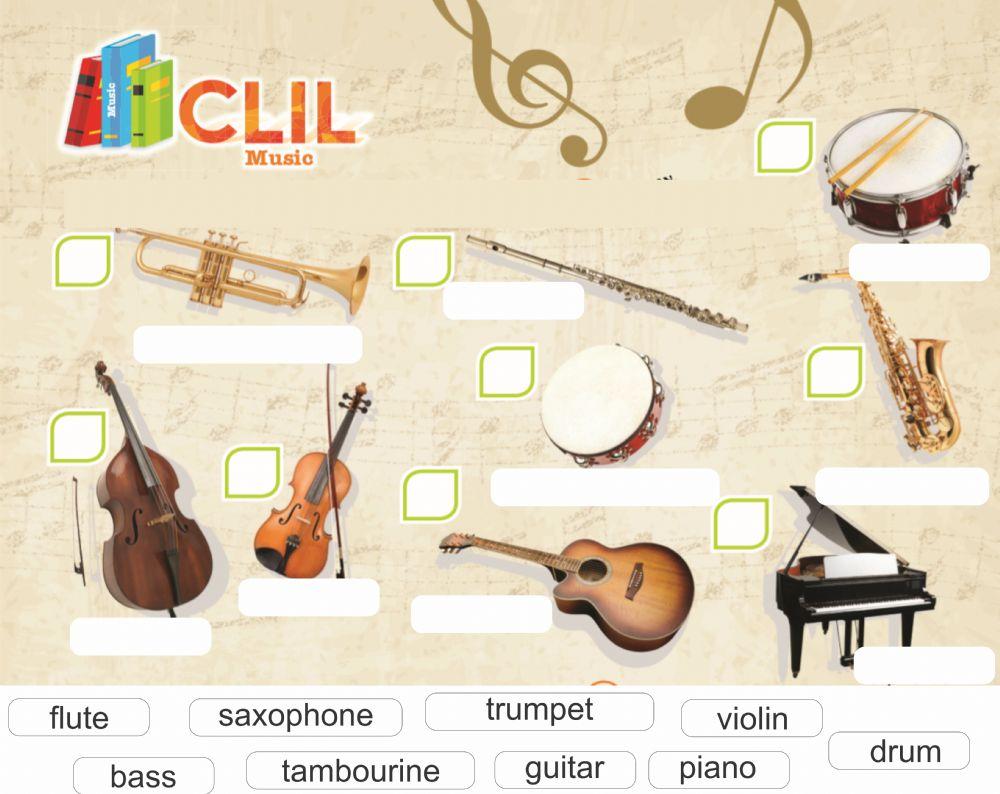 Musical Instruments 52487 | EMICAVA | Live Worksheets