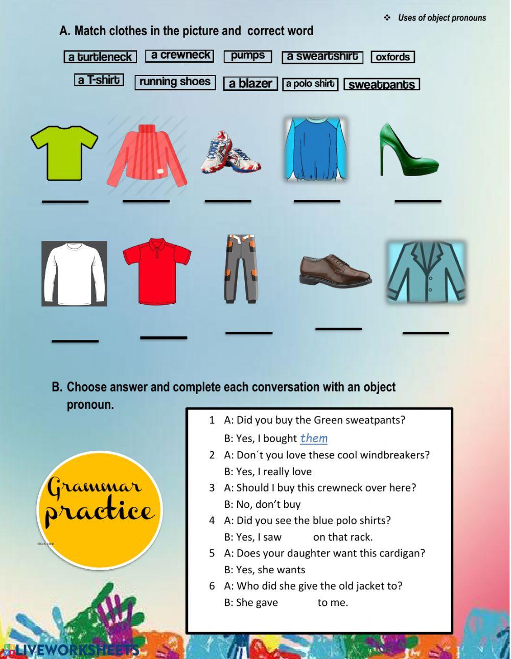 Vocabulary activities interactive worksheet | Live Worksheets