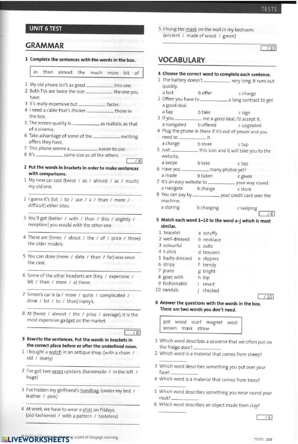 Outcomes Intermediate Unit6. 5395701 | gorobets