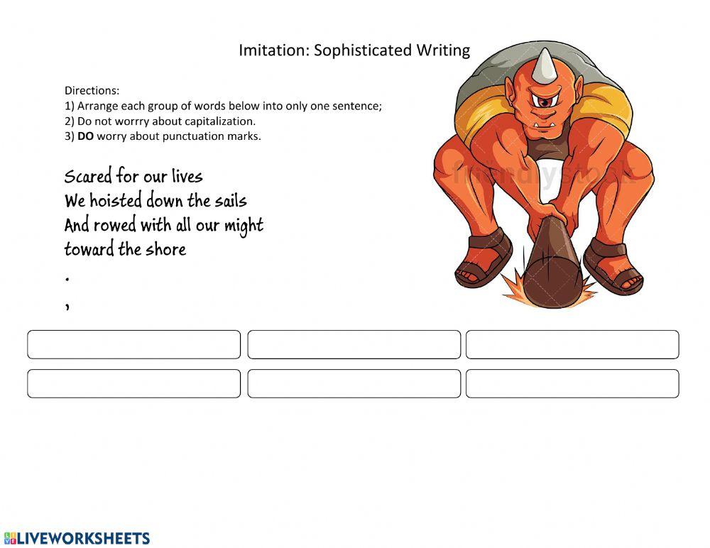 Sentence Imitation PaPP Practice 1 57637 | Tiffany Holmes