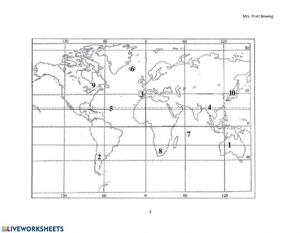 57764 | Mapping Skills - Map of the World BJC | Allynn