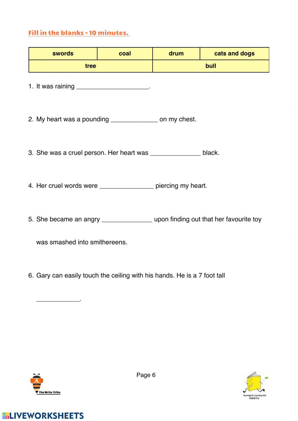 2020: Week-6-p3-4 worksheet | Live Worksheets