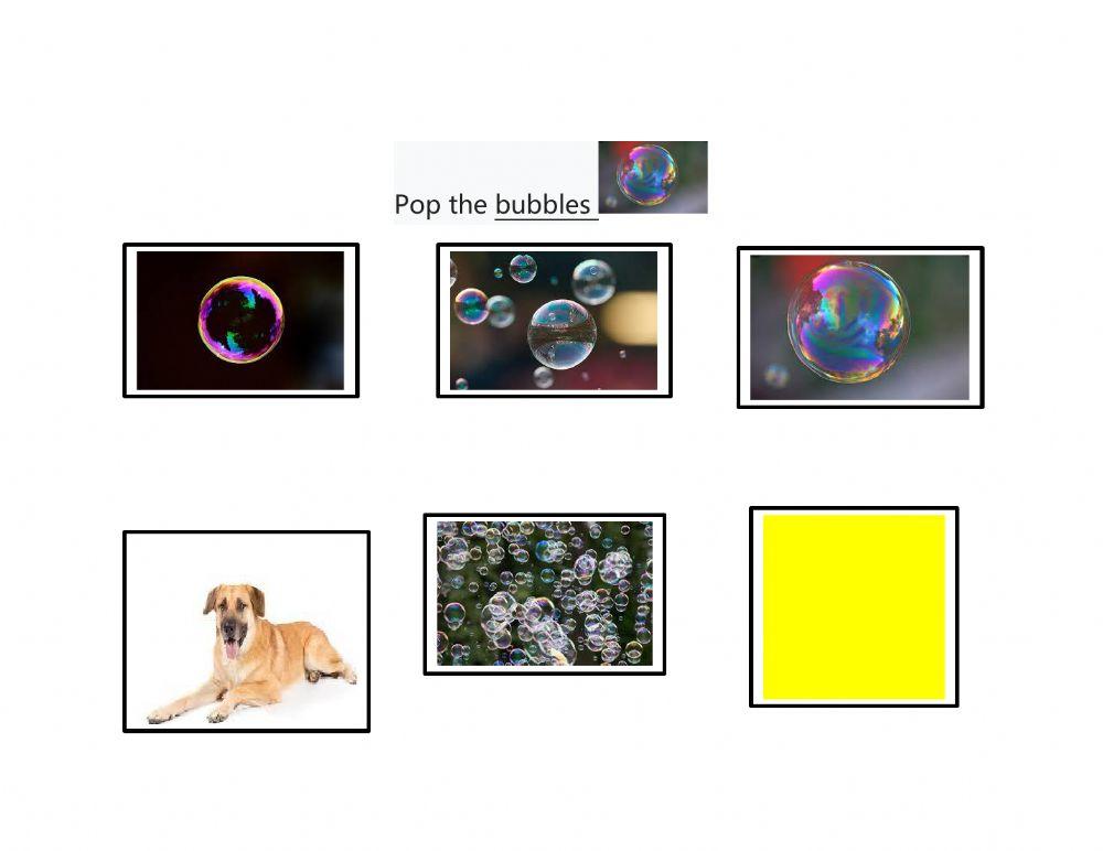 Find the bubbles worksheet | Live Worksheets