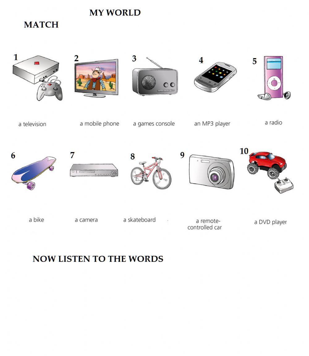 My world online exercise | Live Worksheets