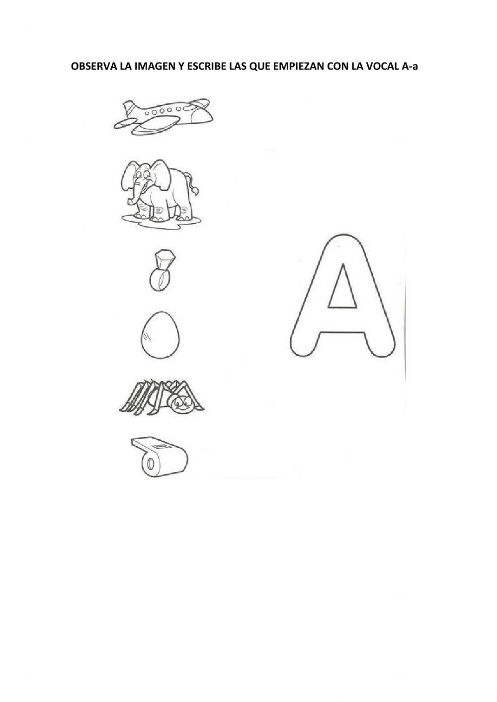 Vocal a online pdf worksheet for PREPARATORIA | Live Worksheets