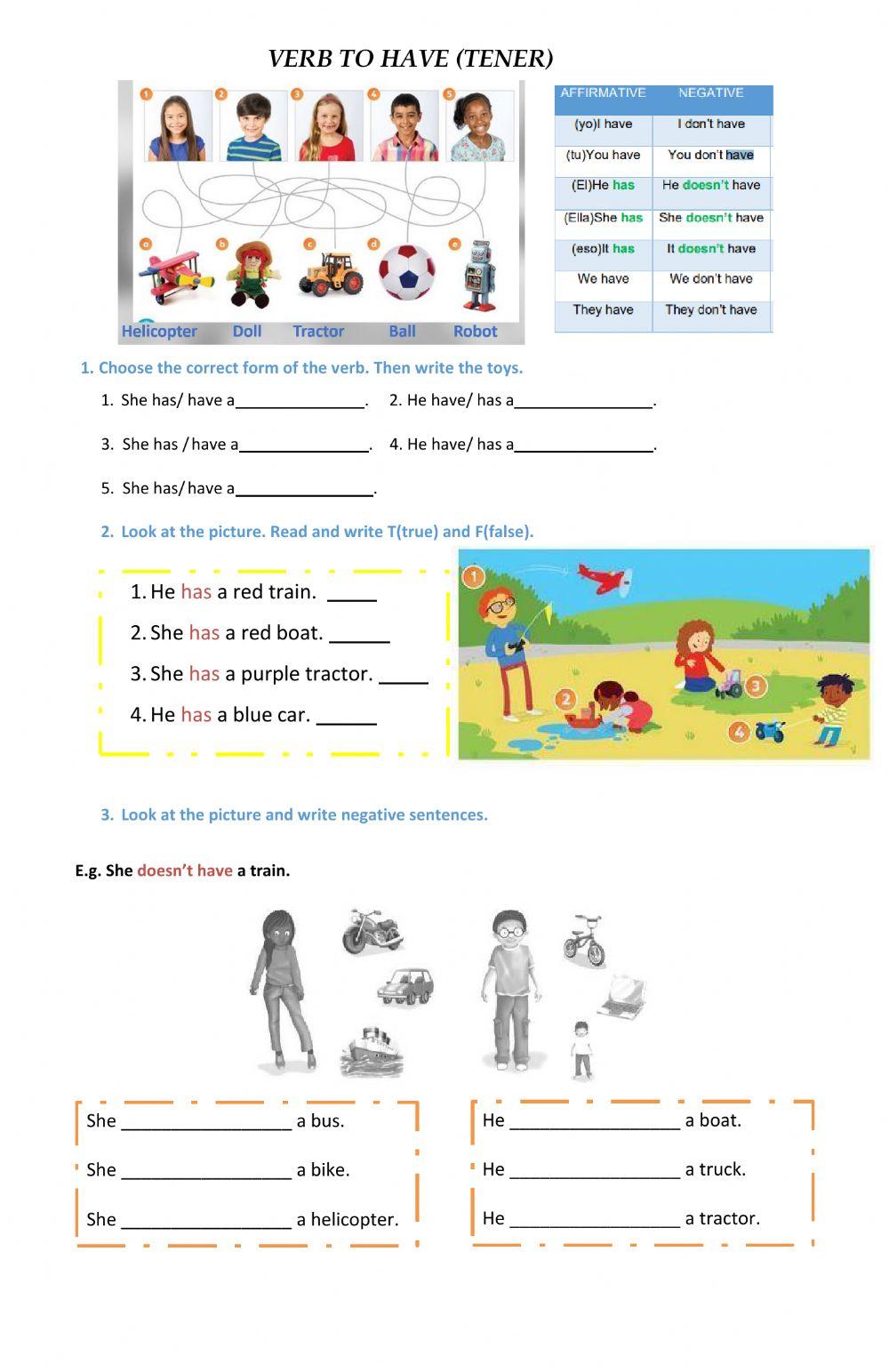 Have to free online exercise | Live Worksheets