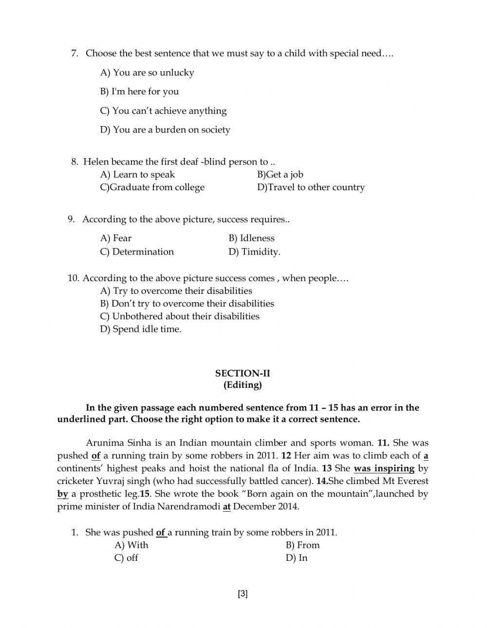 Work sheet-1 worksheet | Live Worksheets