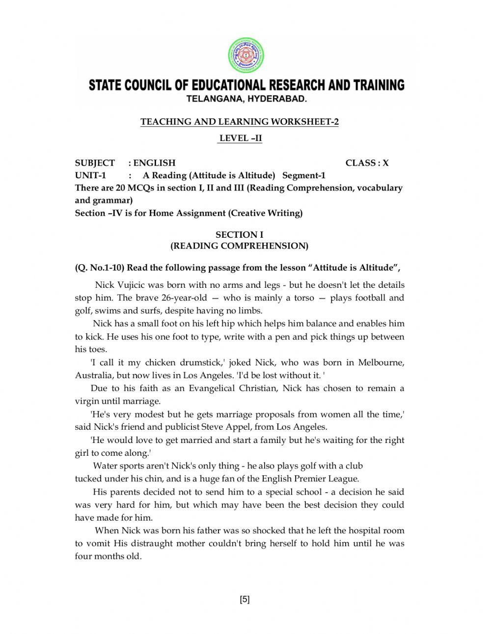 Class-10(work sheet2) worksheet | Live Worksheets