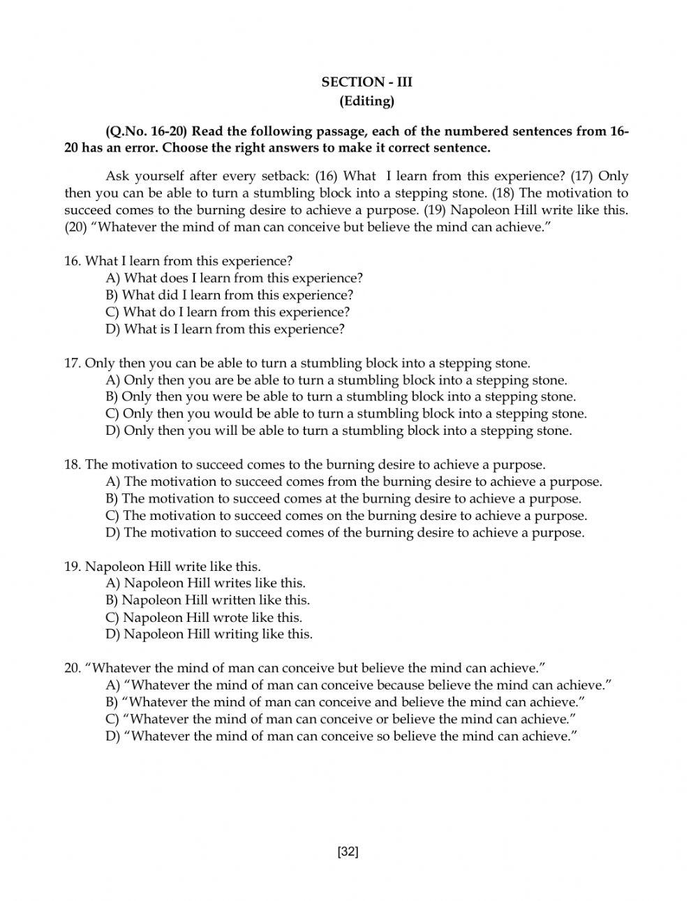 Class-10(work sheet7) worksheet | Live Worksheets