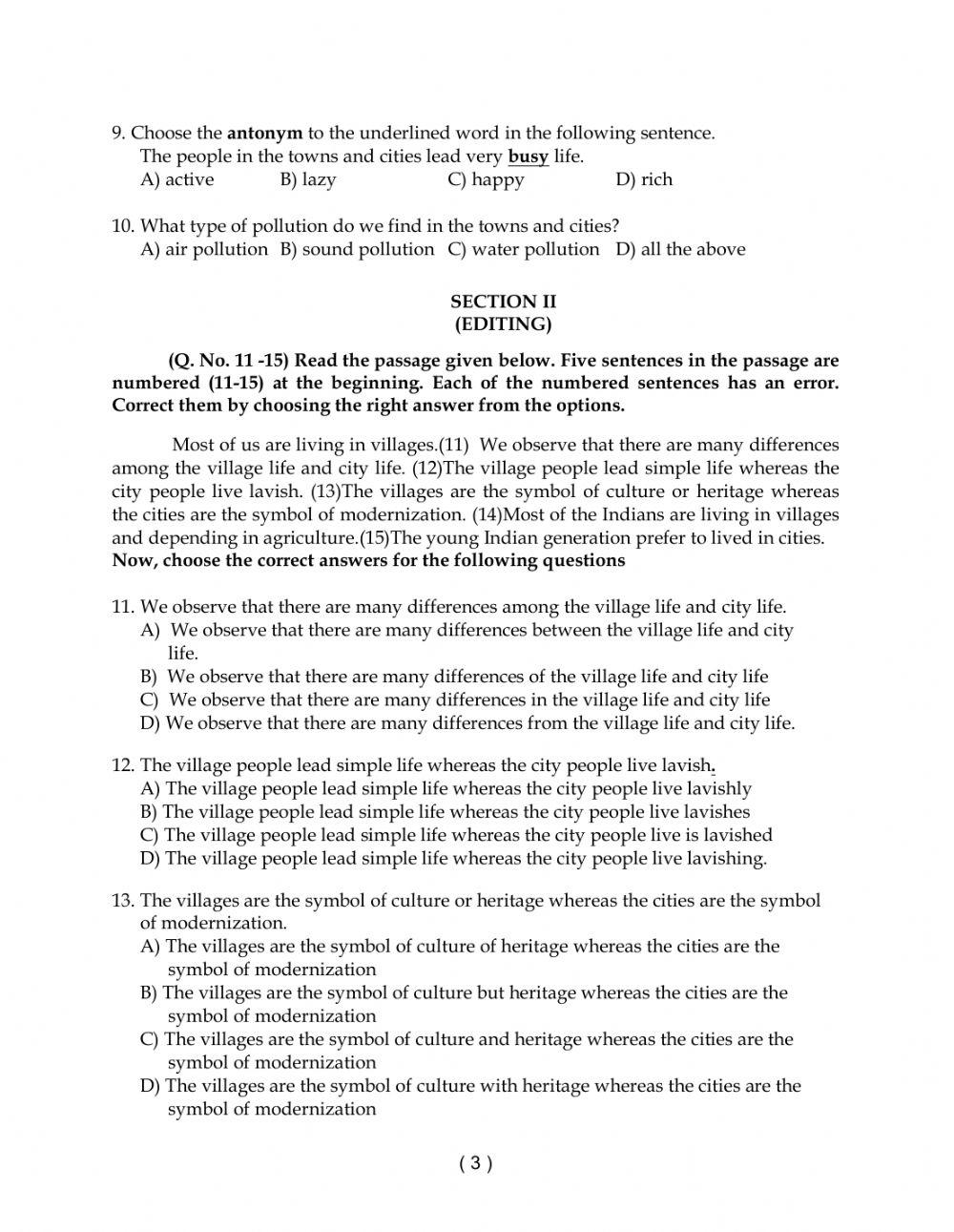 Class-7(work sh… | Free Interactive Worksheets | 411556