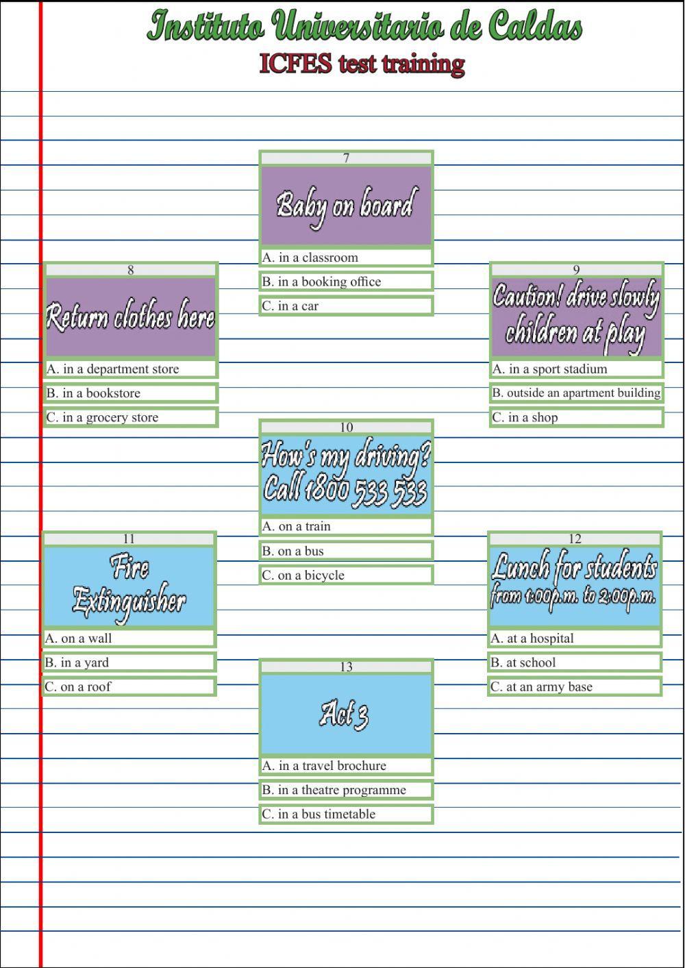 ICFES Test Training Worksheet Live Worksheets, 43% OFF