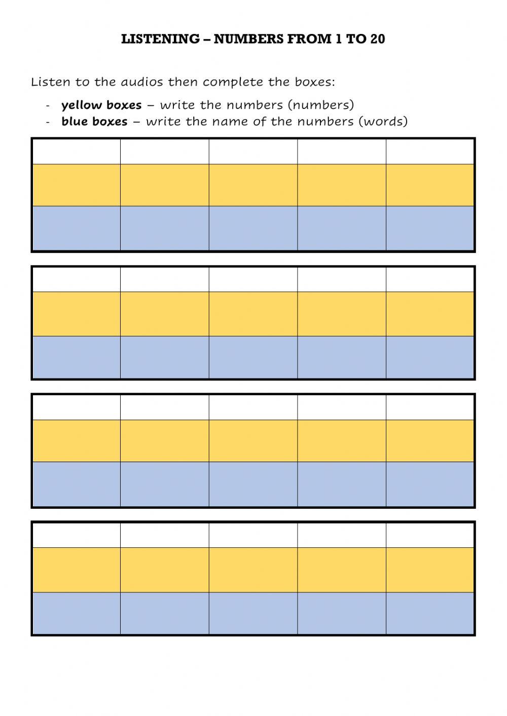 Numbers 1 20 Listening And Writing Worksheet Live Worksheets numbers-1-20-listening-and-writing-worksheet-live-worksheets