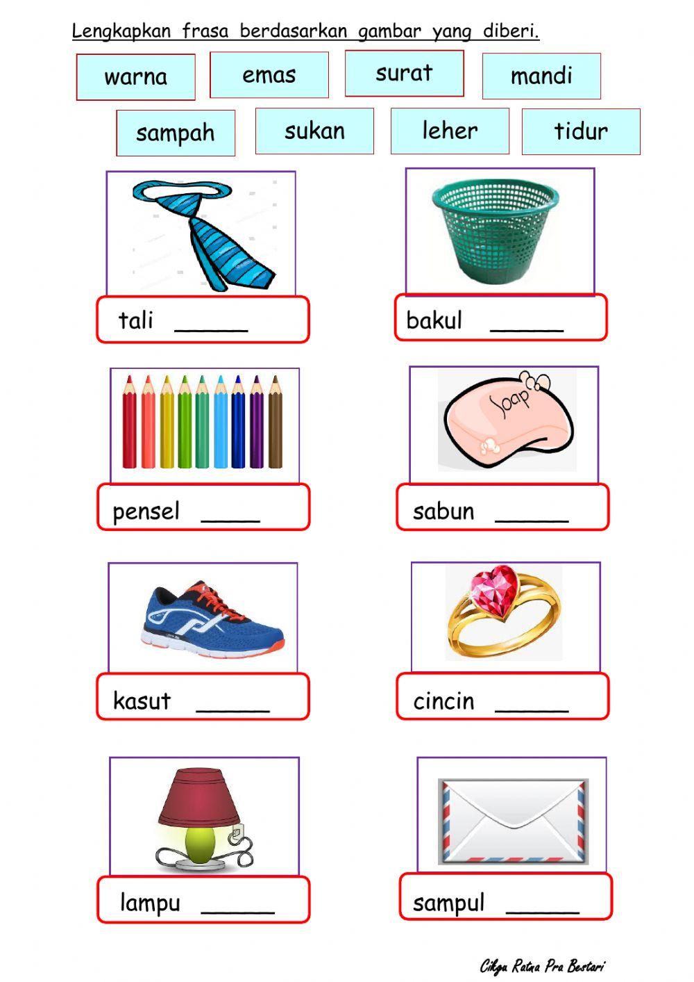 Frasa interactive worksheet | Live Worksheets