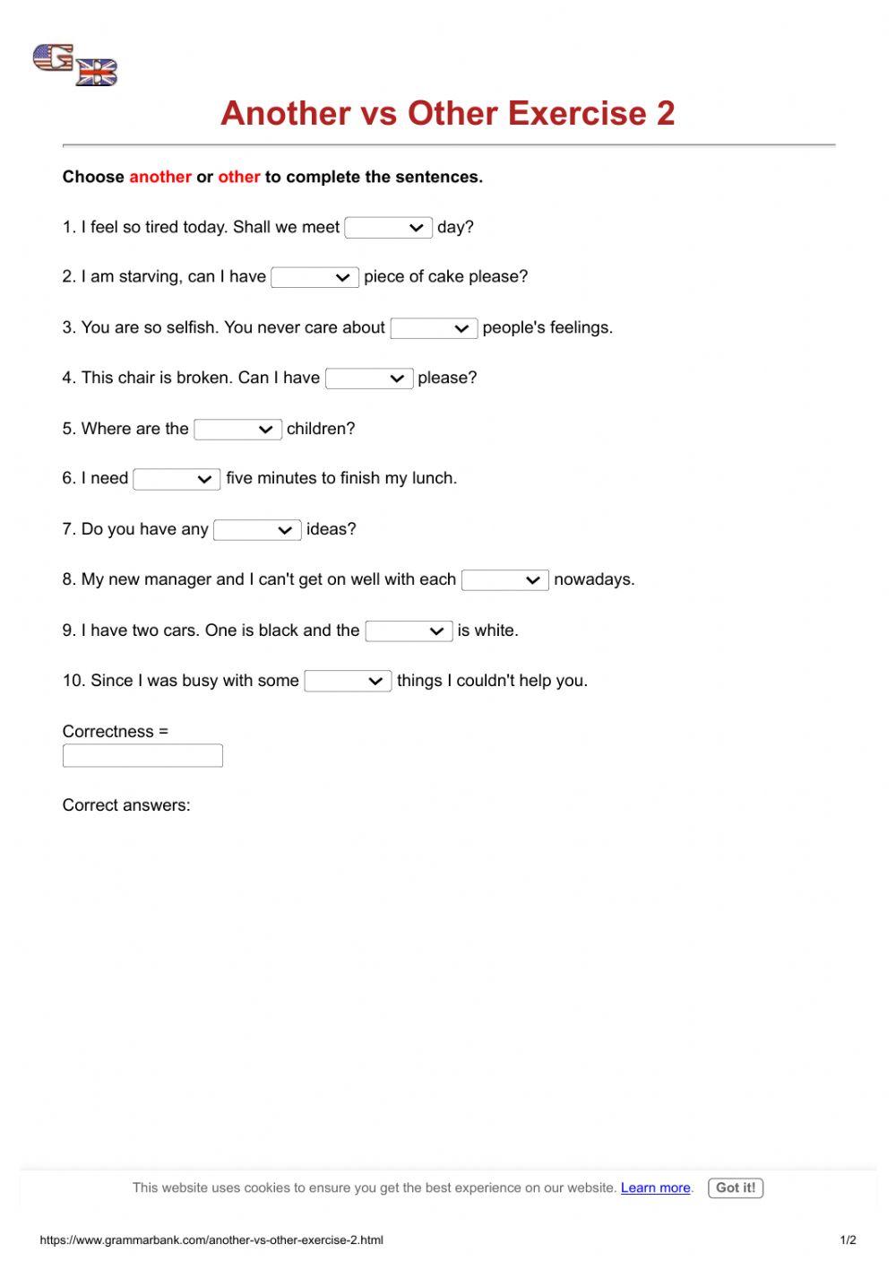 OTHER-ANOTHER | Free Interactive Worksheets | 4335099