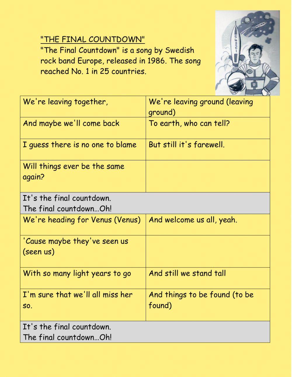 The final count… | Free Interactive Worksheets | 415609