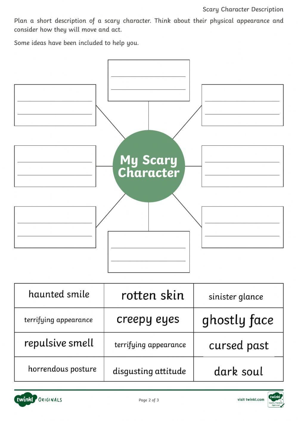 6131235 | Scary character description | melinabromsoe