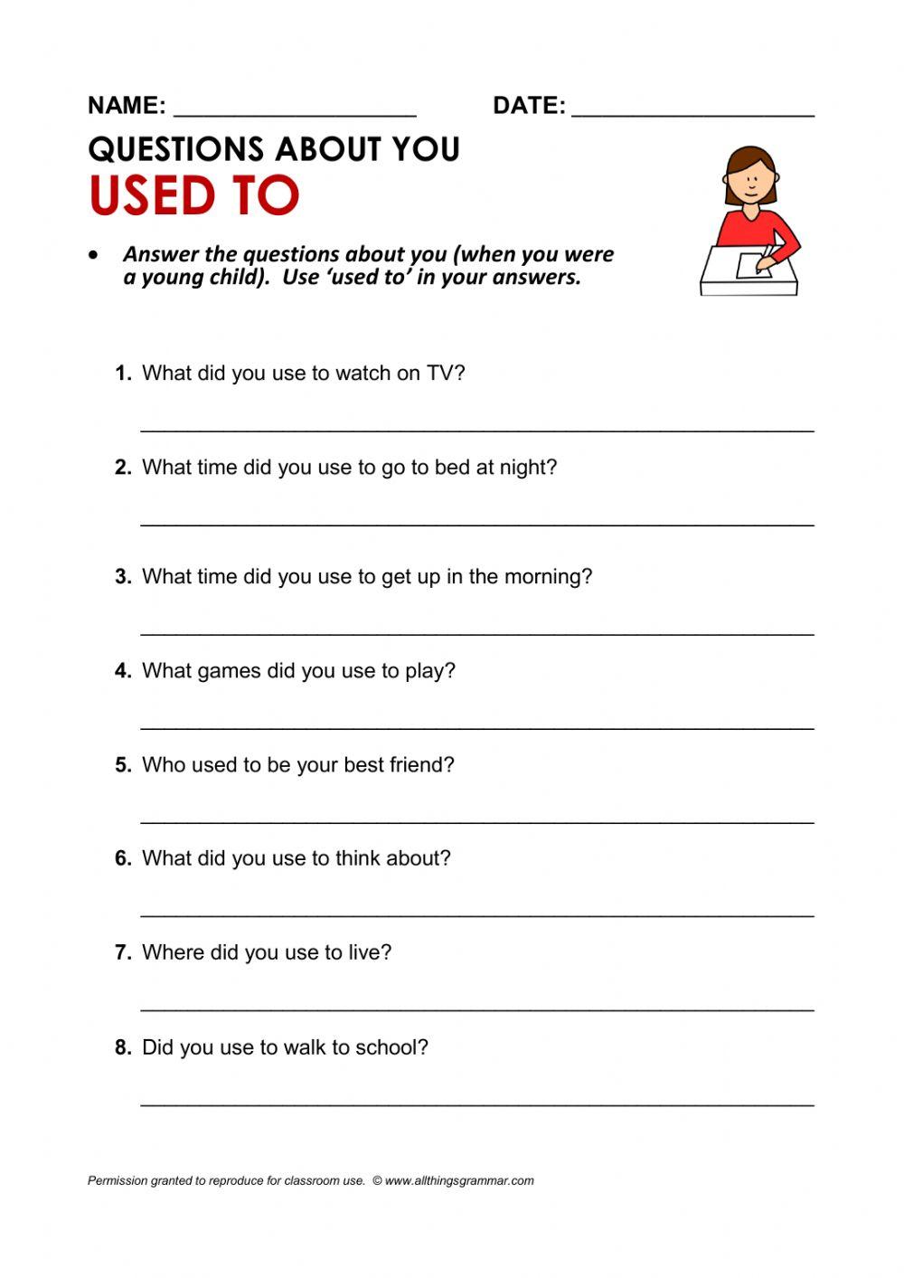 4336336 | Used to | yrojast | LiveWorksheets