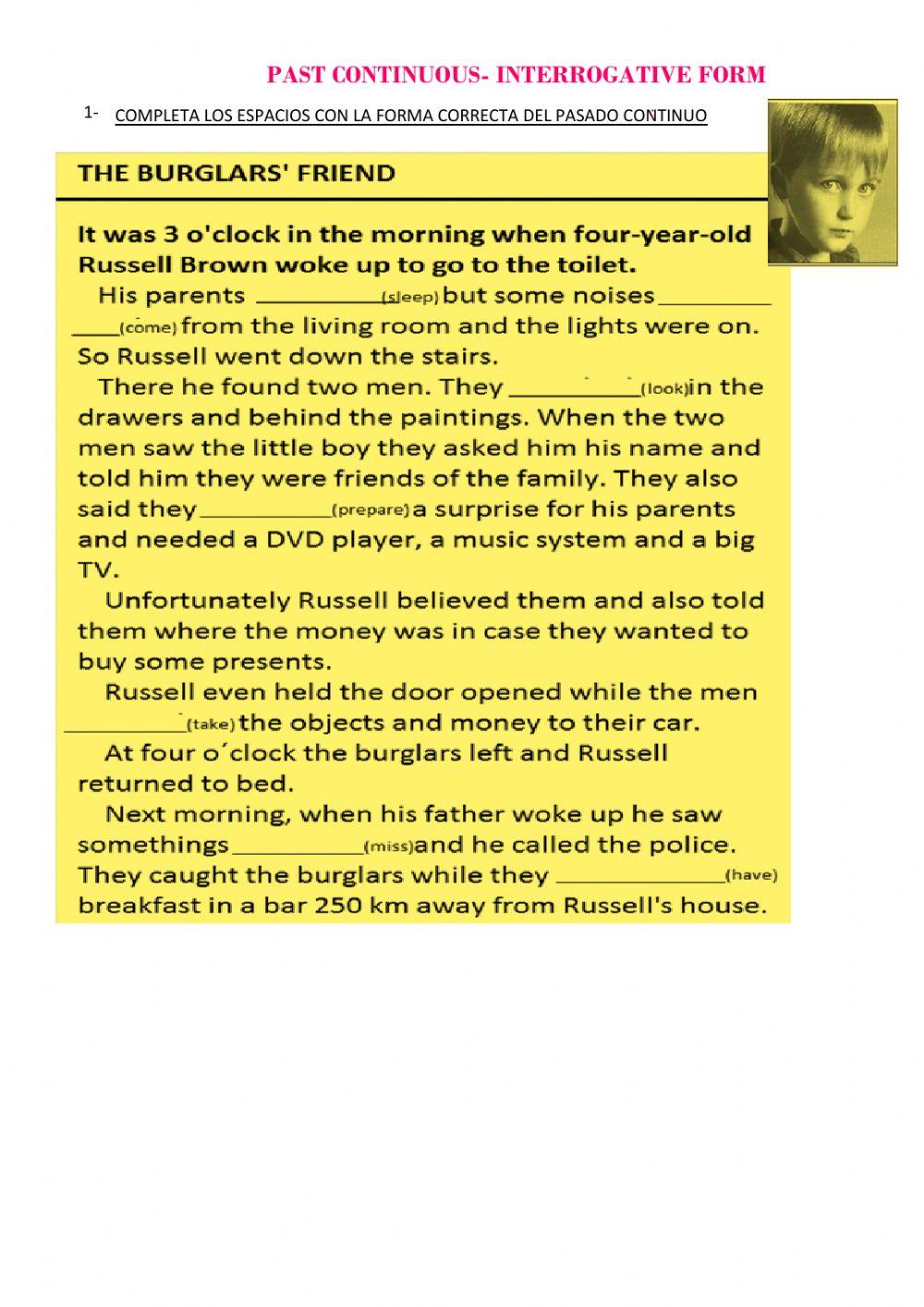 Past continuous… | Free Interactive Worksheets | 6130452