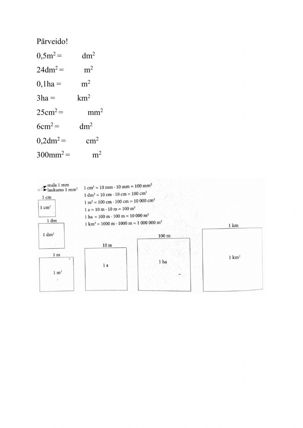 Laukuma mērvien… | Free Interactive Worksheets | 417427