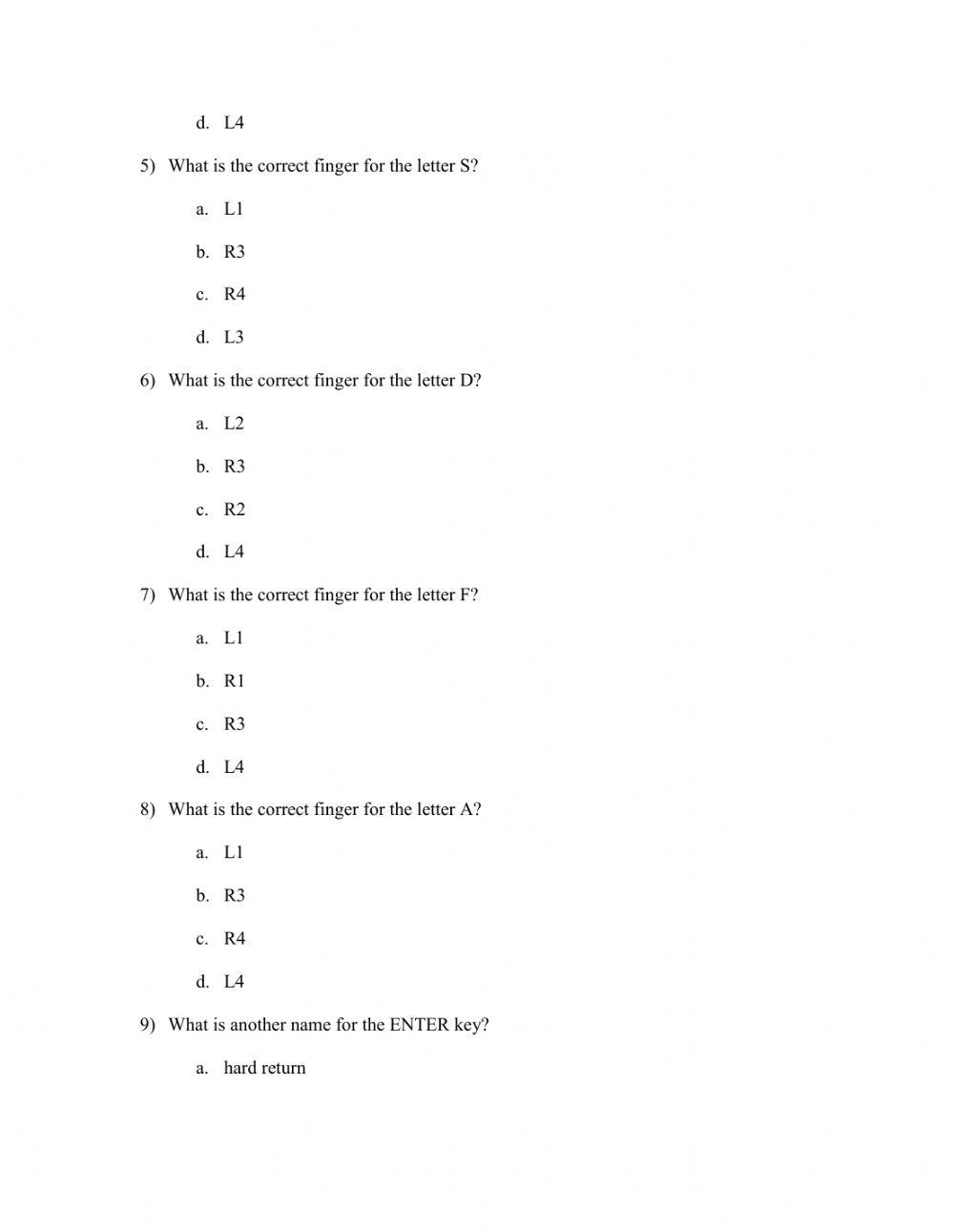 Home Row Keys | Free Interactive Worksheets | 417680