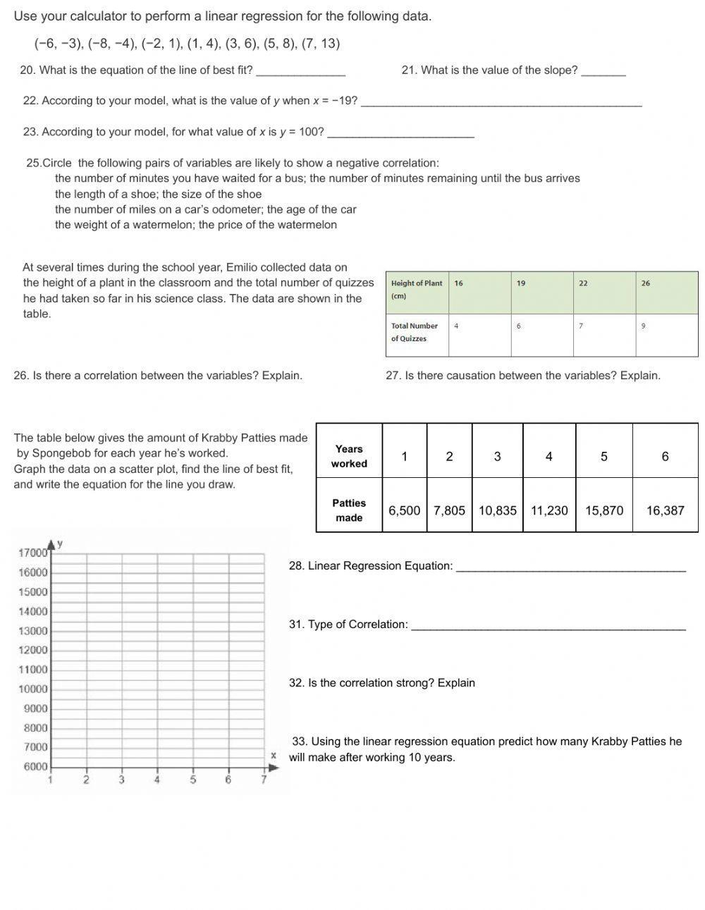 418406 | Activity 13 Practice | nmercer | LiveWorksheets