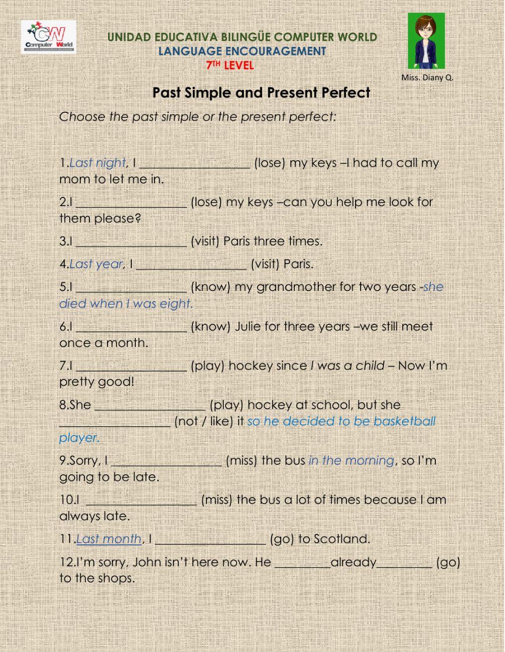 418620 | Simple past- present perfect | Diana_Quishpe19