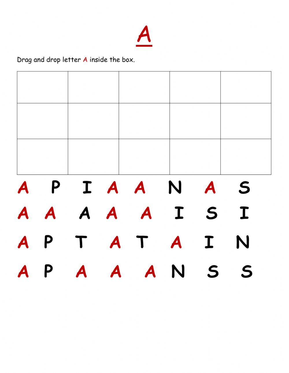 Recognizing Letter A 459547 | mamackin21 | Live