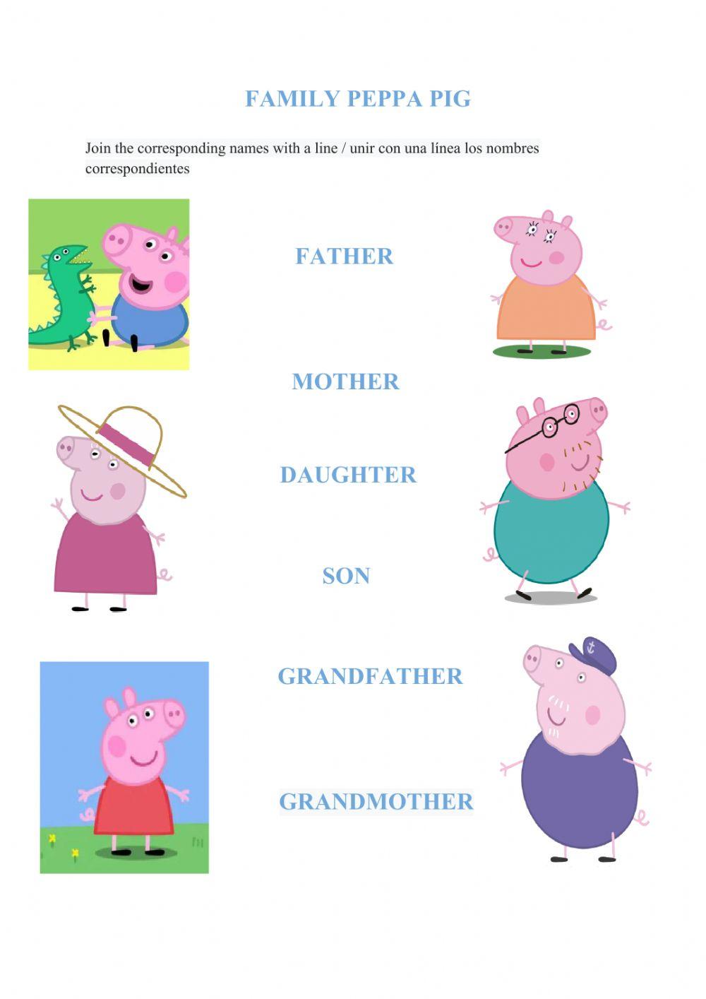 Ficha familiar interactive worksheet | Live Worksheets