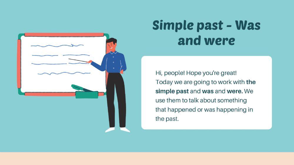 Was or were? - Simple Past worksheet | Live Worksheets