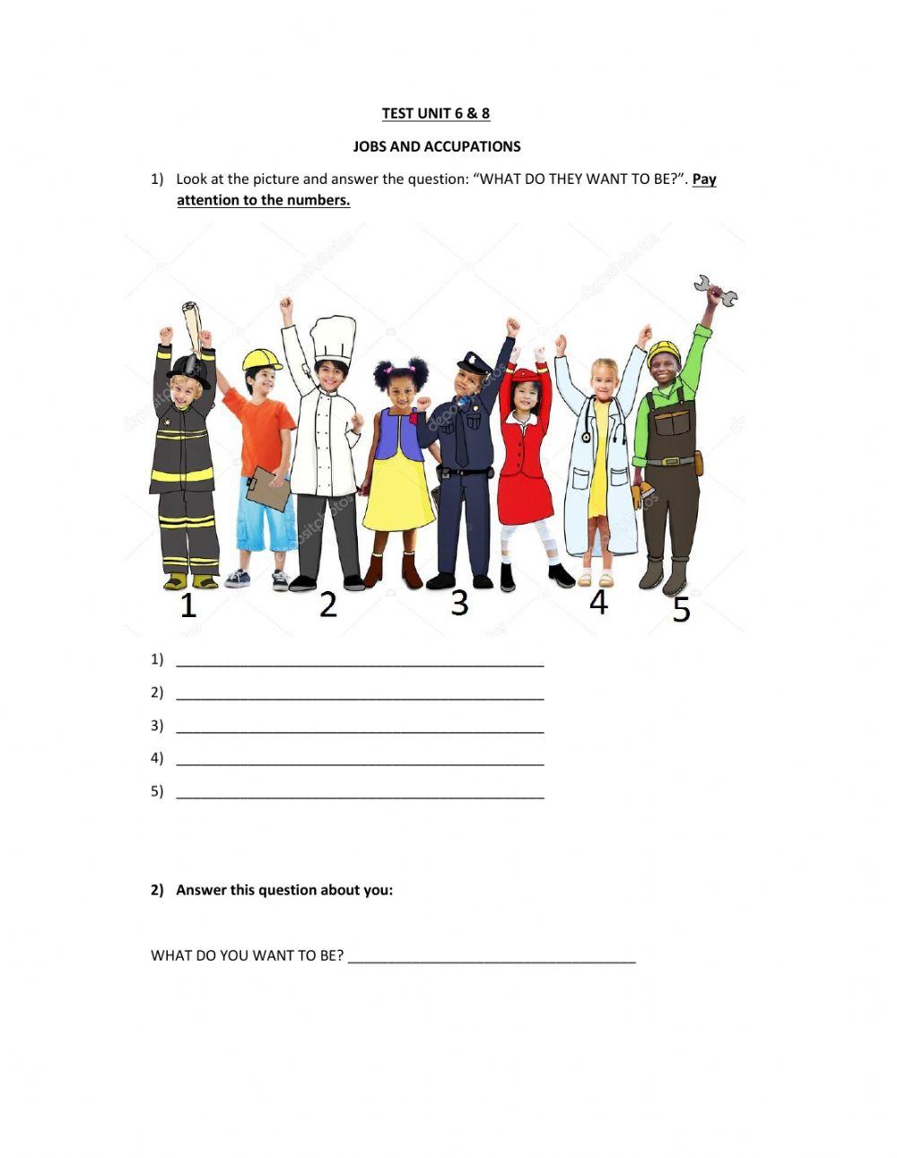 Emotions and jobs worksheet | Live Worksheets