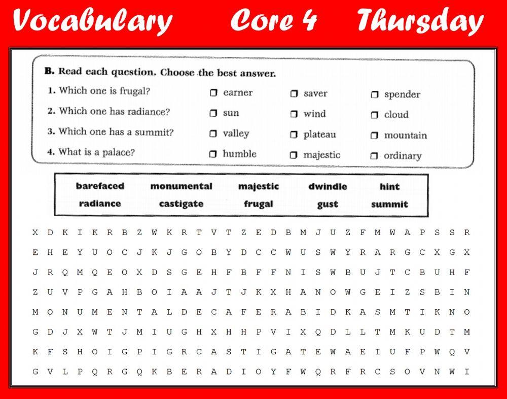 Vocab Lesson 12 C 421908 | JnrGraduatesTeacher