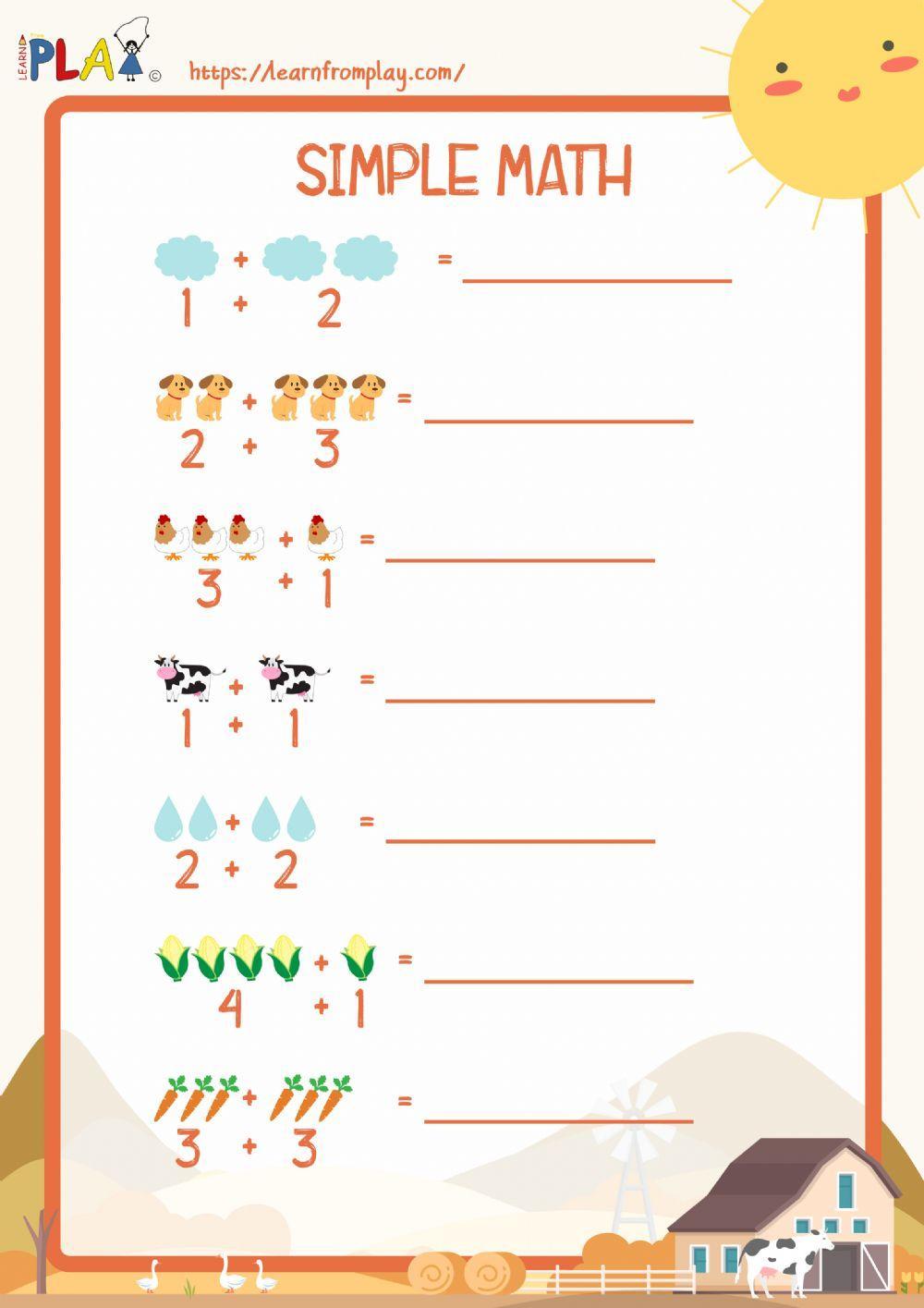 423813 | Dad's Wishing The Rain Would Come - Simple Maths