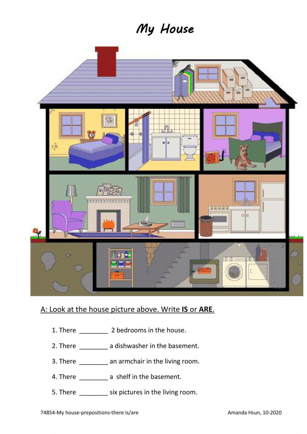 Housing+preposi… | Free Interactive Worksheets | 424101