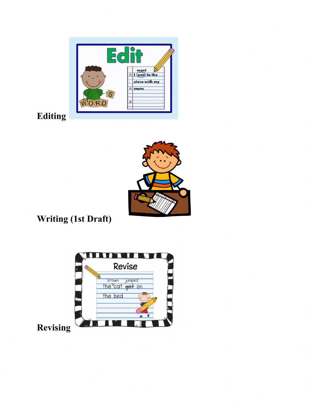 425014 | The Writing Process | C. Mills | LiveWorksheets