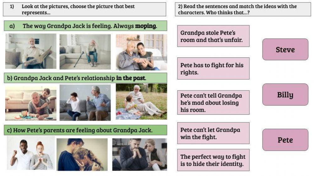 Complete the activities activity | Live Worksheets