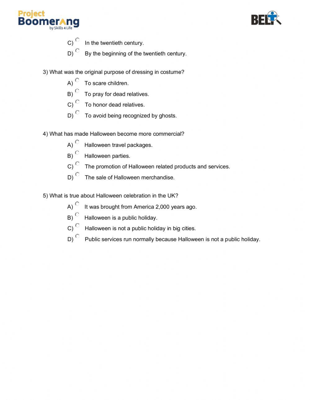 425689 | BELT Reading Comprehension Practice Part I
