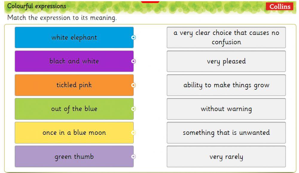 COLOURFUL EXPRESSION 1 online exercise for | Live Worksheets