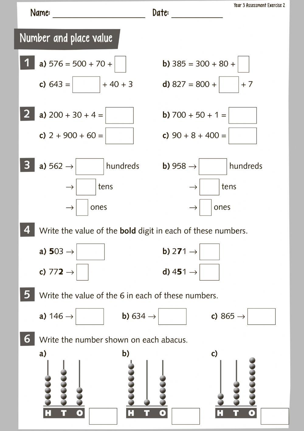 Maths3-test1.2 worksheet | Live Worksheets