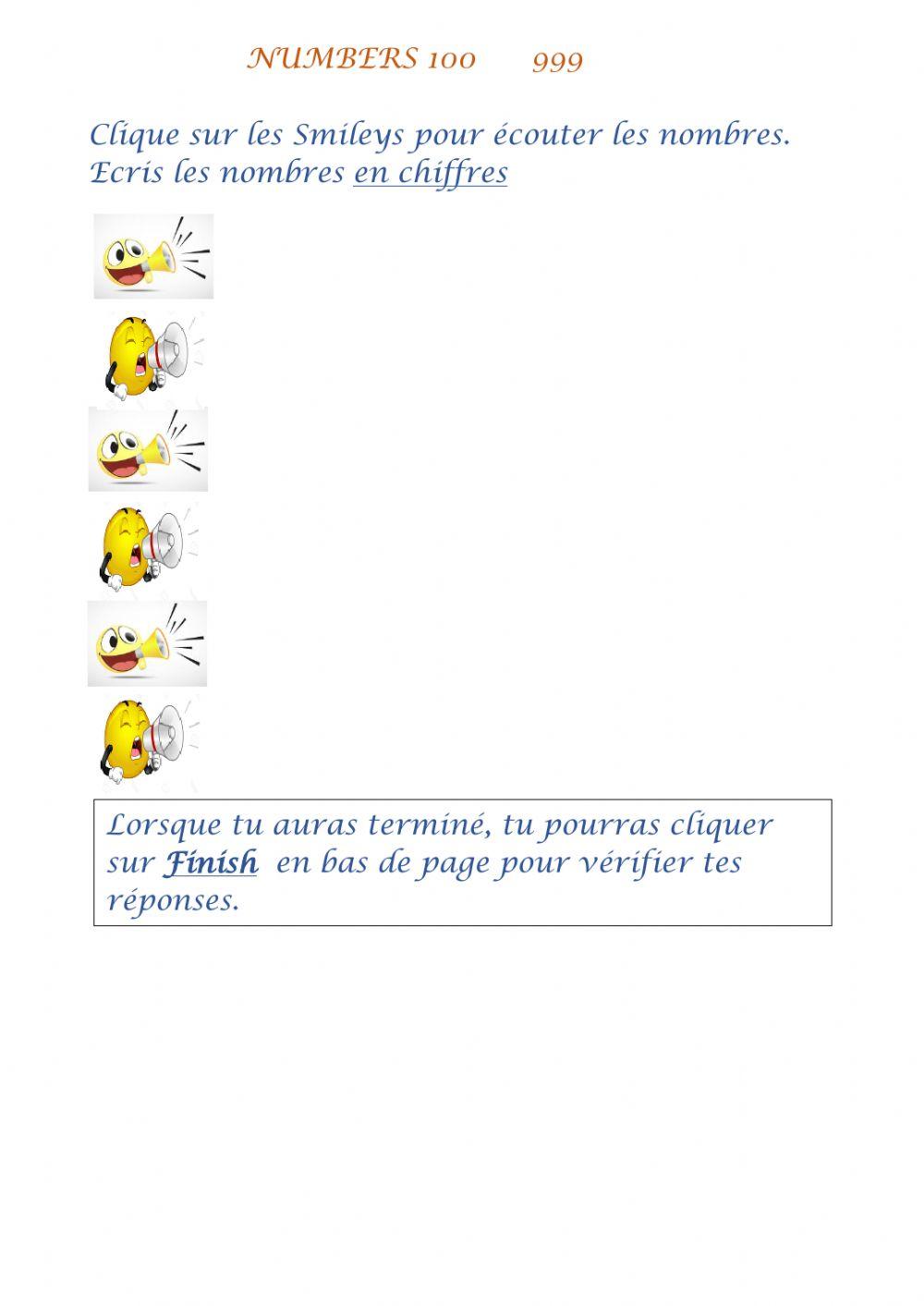 Numbers 100-999 activity | Live Worksheets