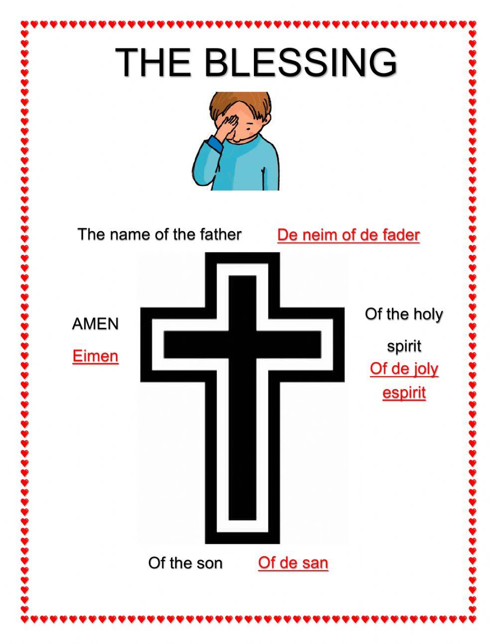 Our father | Live Worksheets