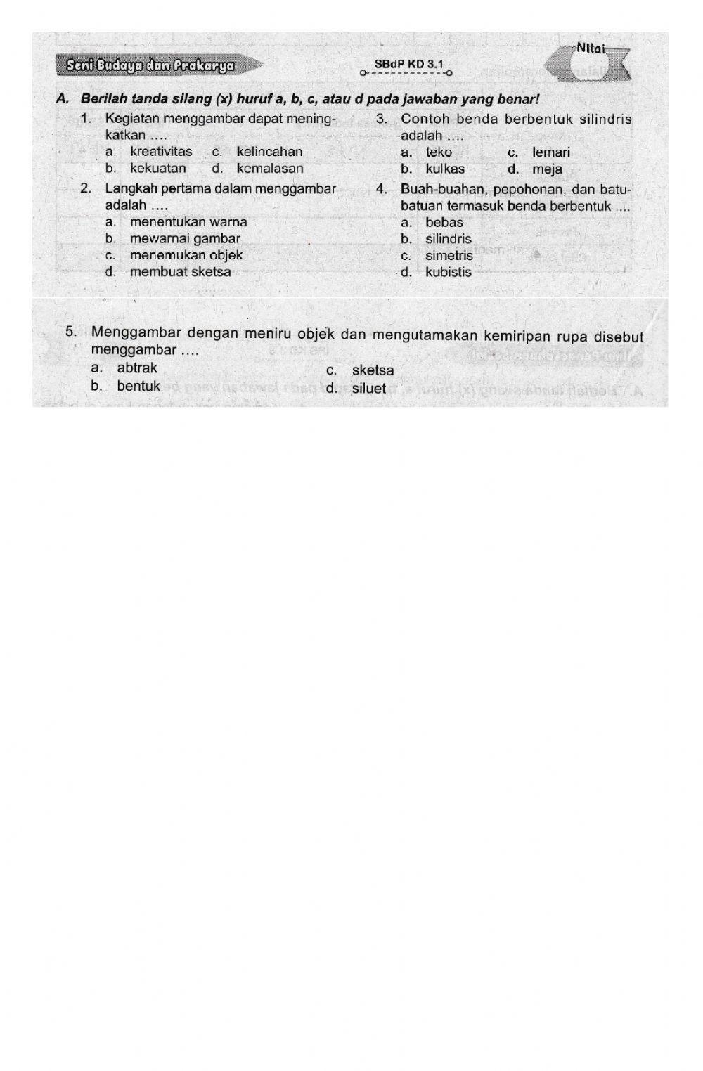 Tema 4 subtema 1 ipa ips sbdp worksheet | Live Worksheets