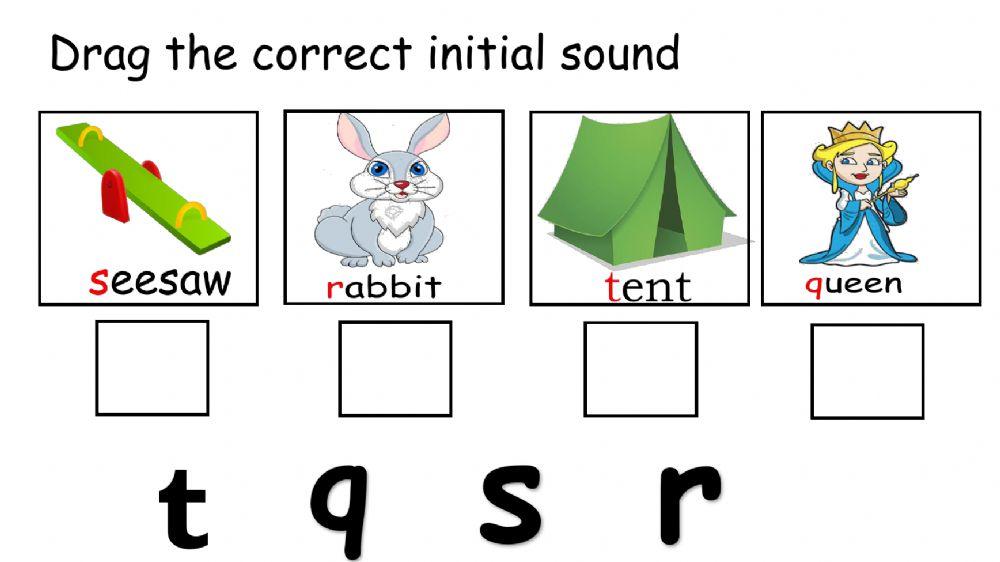 letter q- r- s- t (1) online exercise for | Live Worksheets