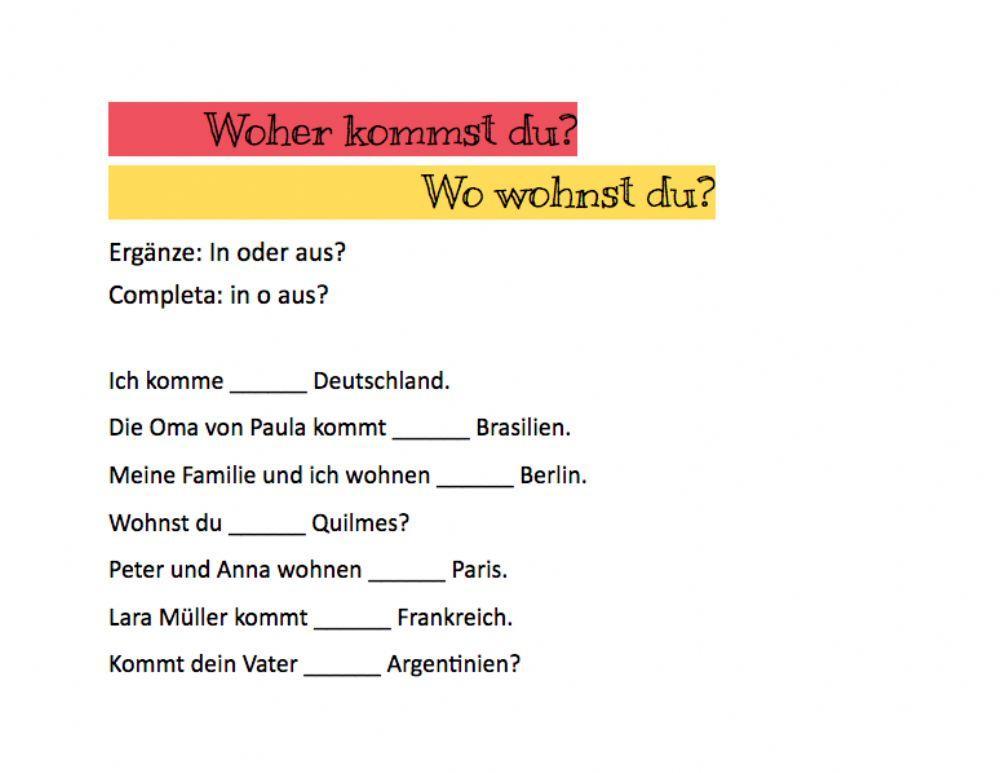 In oder aus? | Free Interactive Worksheets | 429922