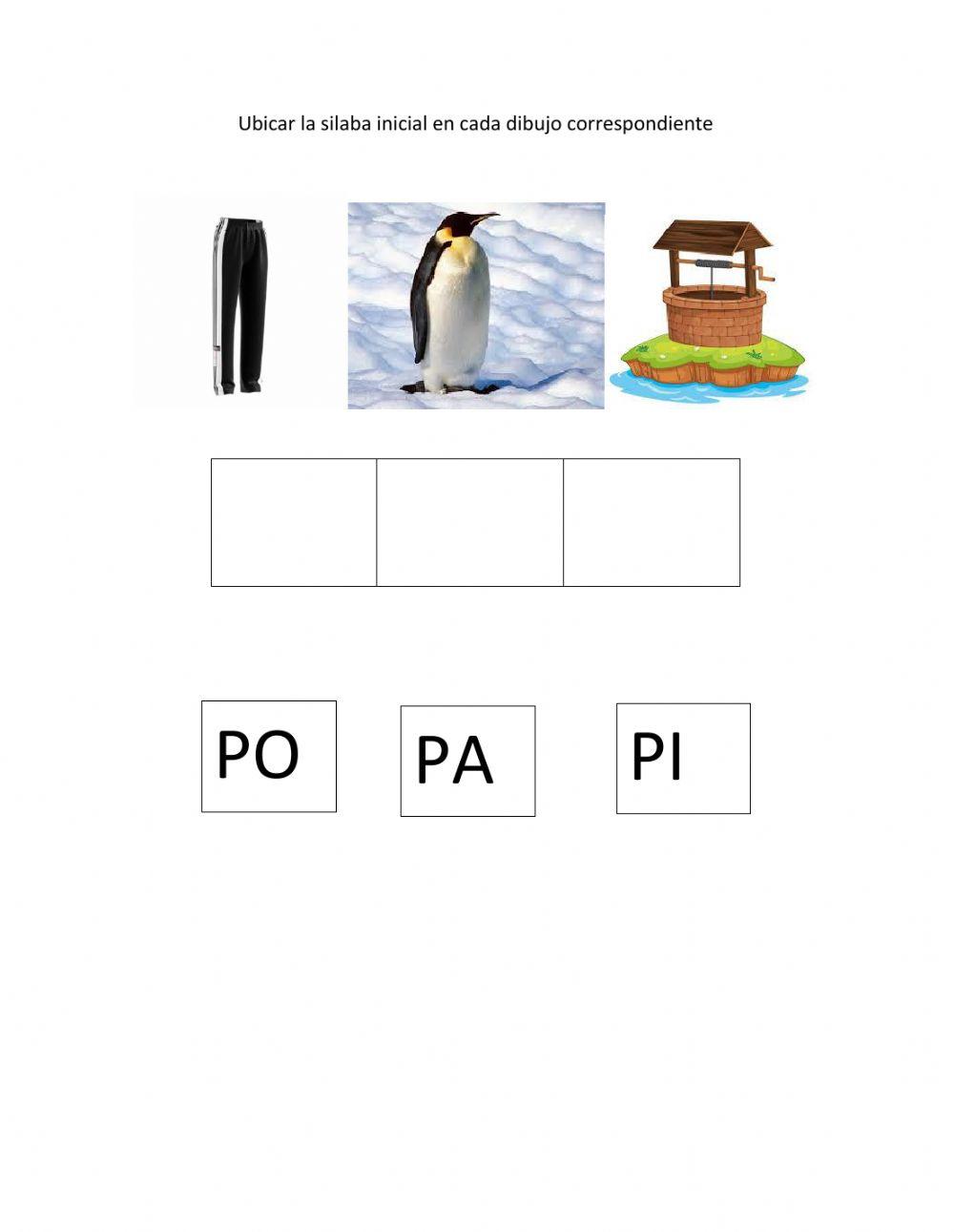 Trabajamos silaba PA-PE-PI-PO-PU worksheet | Live Worksheets