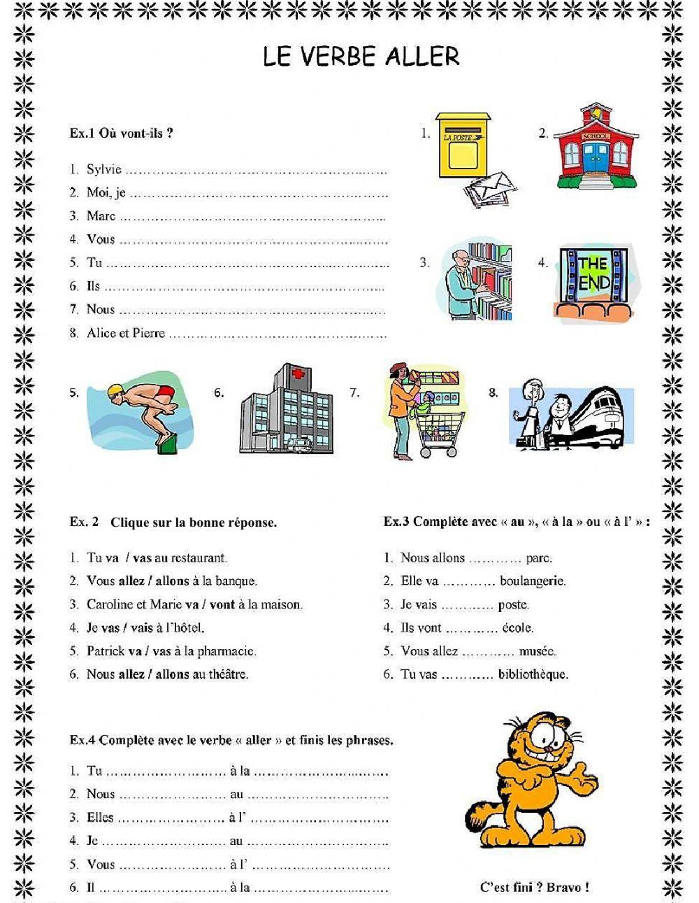 Ou Vont ils Verbe Aller Online Exercise For Live Worksheets ou-vont-ils-verbe-aller-online-exercise-for-live-worksheets