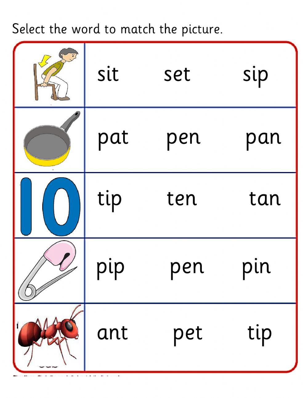 Infant year one weekly review worksheet | Live Worksheets