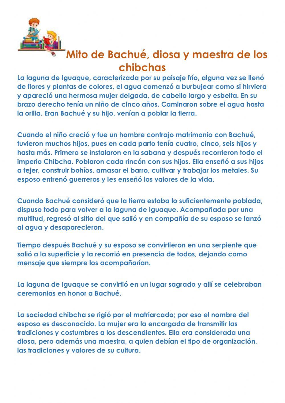 Mito activity | Live Worksheets