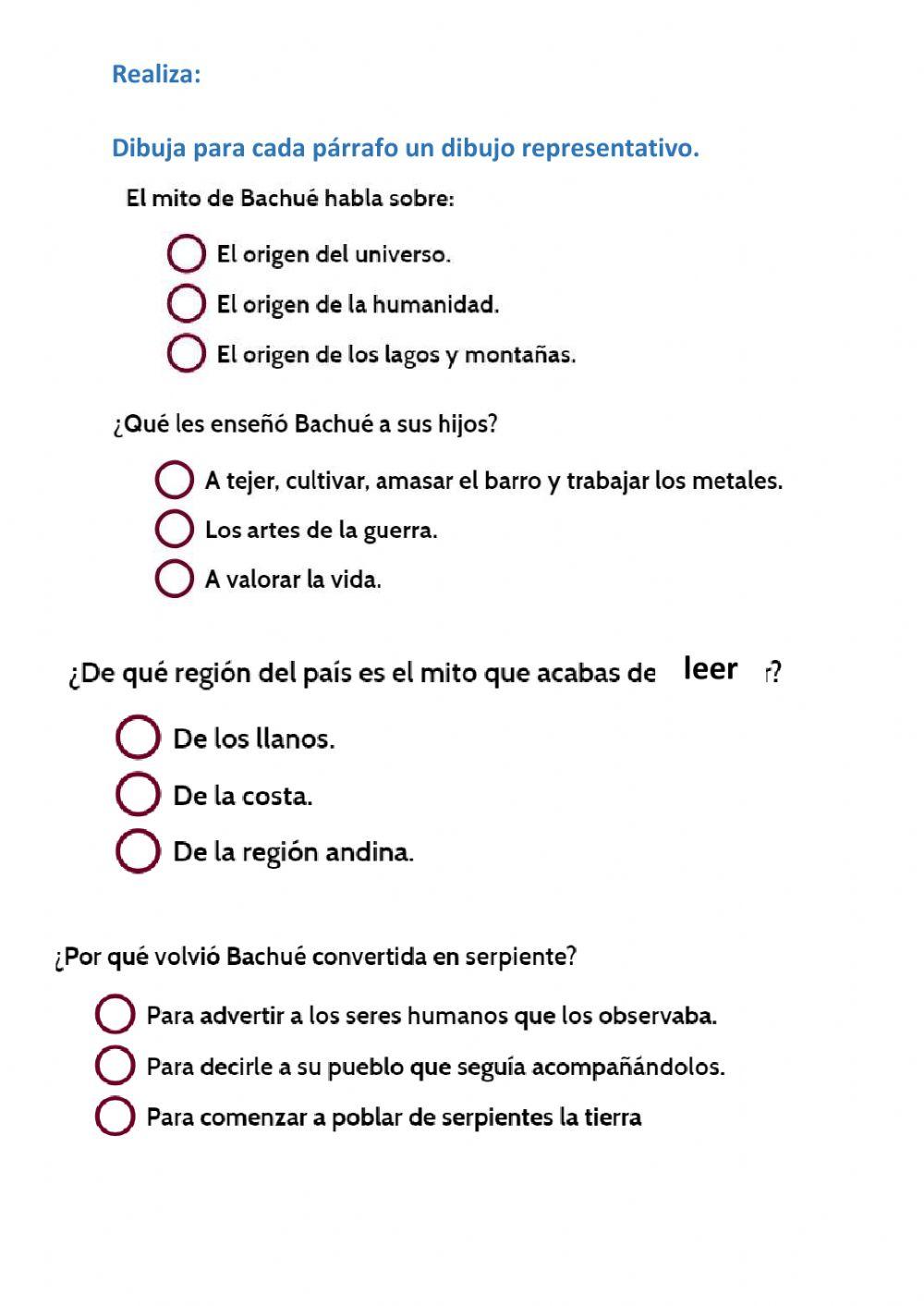 Mito activity | Live Worksheets