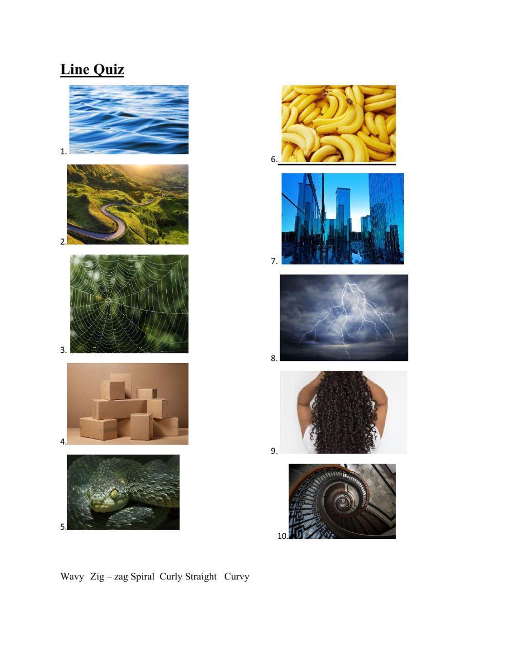 Line Quiz 0236 | laurie_darby | Live Worksheets